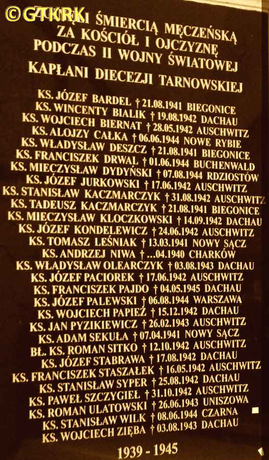 JOSEPH PACIOREK — MARTYROLOGY